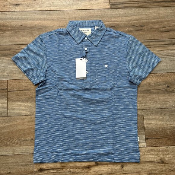 oobe | Shirts | Mens Oobe Collared Polo Shirt Sz Medium Blue White ...